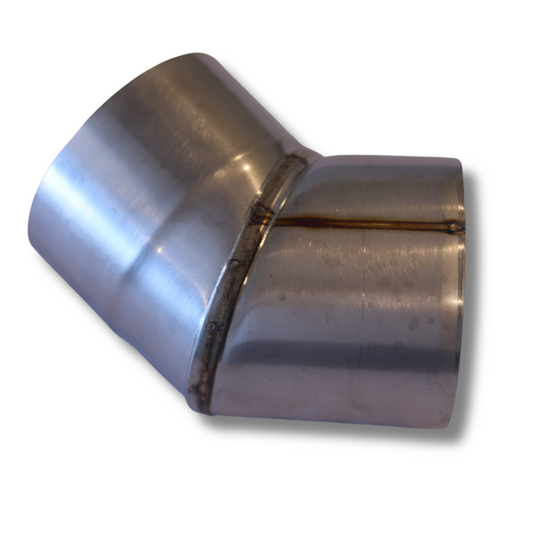 Angled Stove Chimney Pipe - 45 Degree Angle