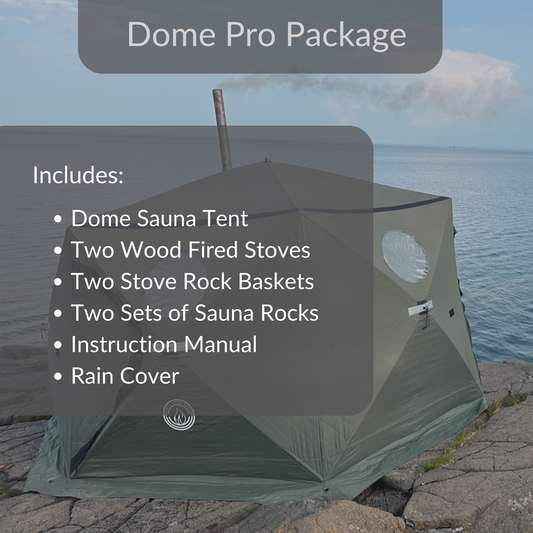 Experience sauna with Portable Sauna Tents | North Shore Sauna