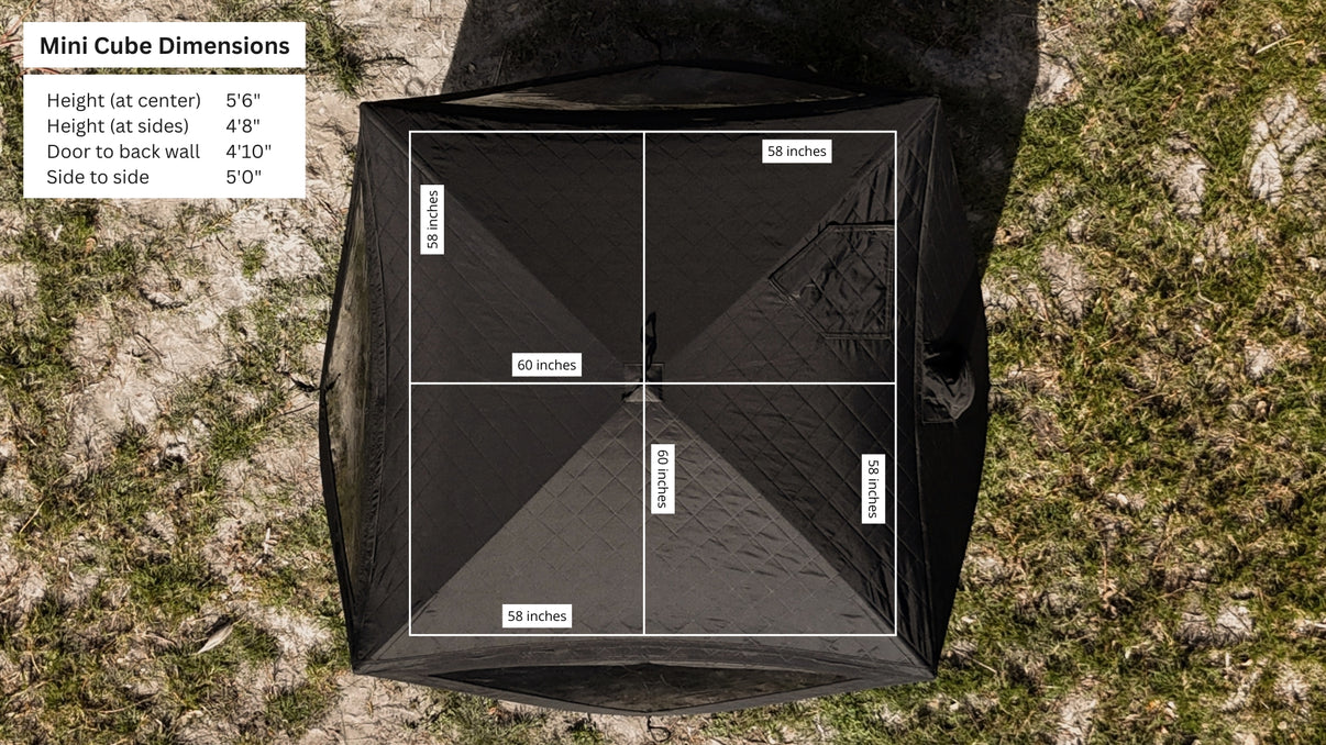 Mini Cube Sauna Tent Pro Package (2-person) – North Shore Sauna