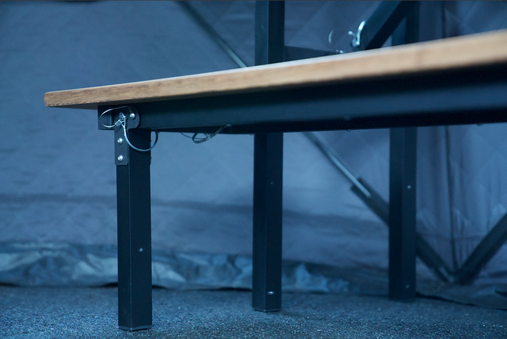 Portable Cedar Sauna Bench | North Shore Sauna