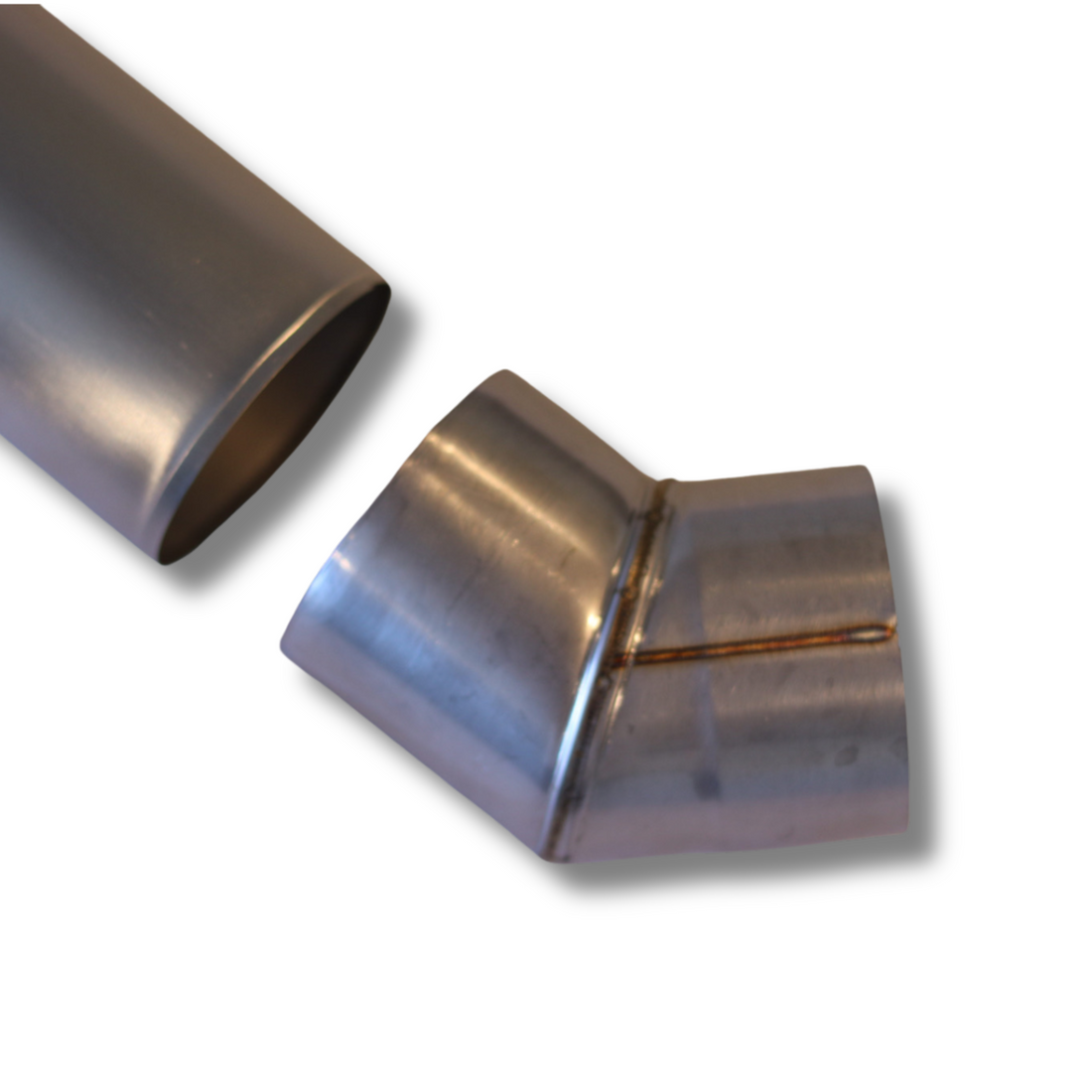 Angled Stove Chimney Pipe - 45 Degree Angle