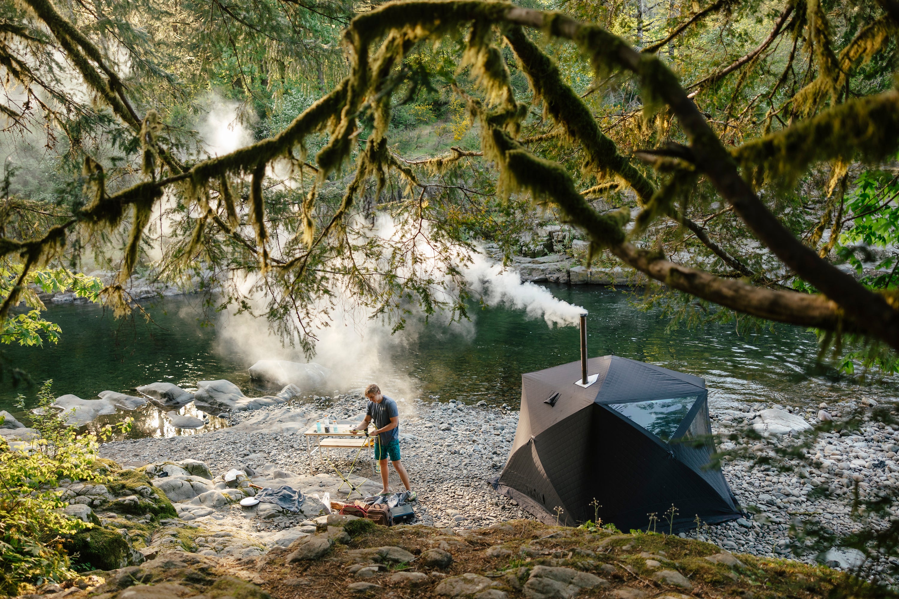 Portable Sauna Tent | Pop-Up Sauna Tent | North Shore Sauna