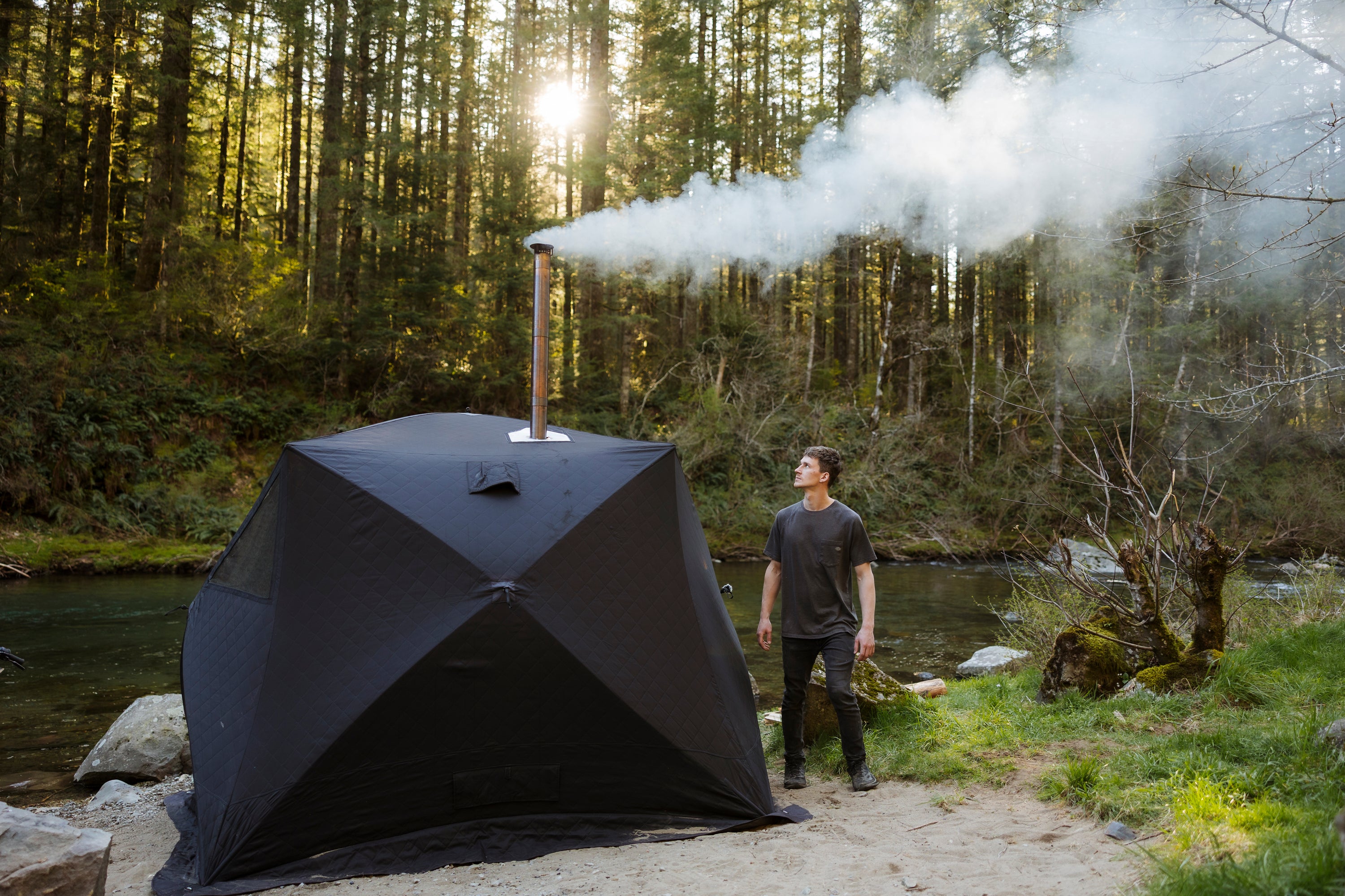 Portable Sauna Tent | Pop-Up Sauna Tent | North Shore Sauna